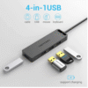 Vention 4-Port USB 3.0 Hub, CHKBB