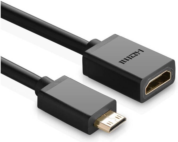 Ugreen Mini HDMI Male to HDMI Female Adapter Cable 22cm – UG ...